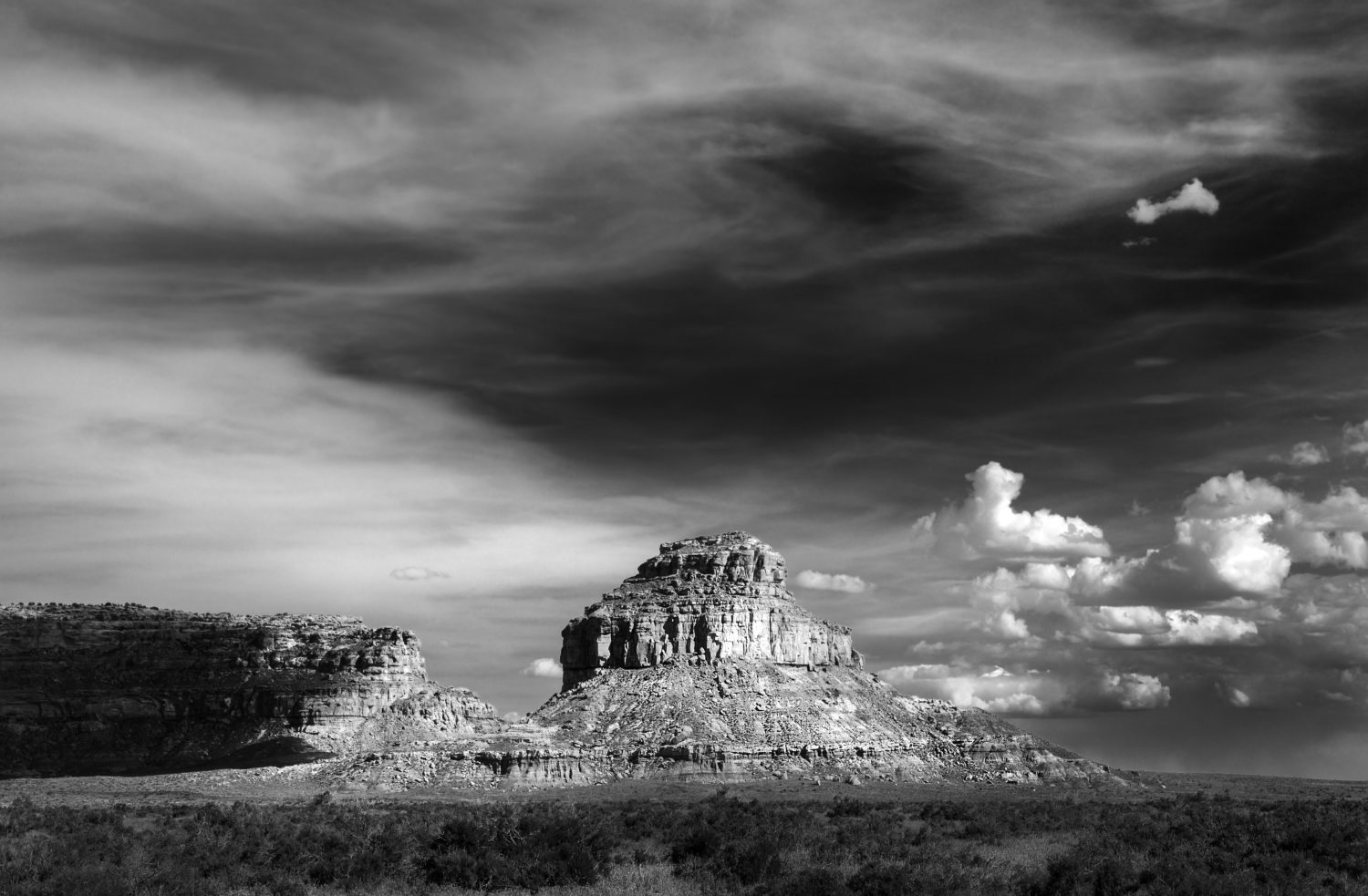 Chaco Canyon, Fajada Butte, 2015.06.01.01 - Obscura Gallery, Santa Fe ...