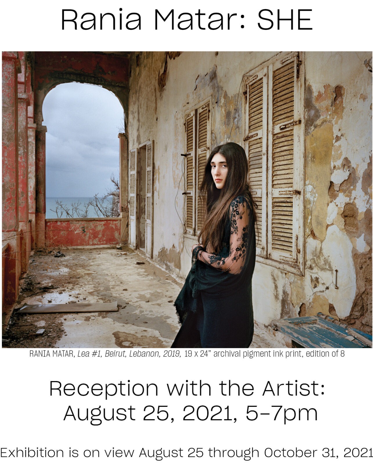 Rania Matar, She photography exhibition with Lebanese American artist.